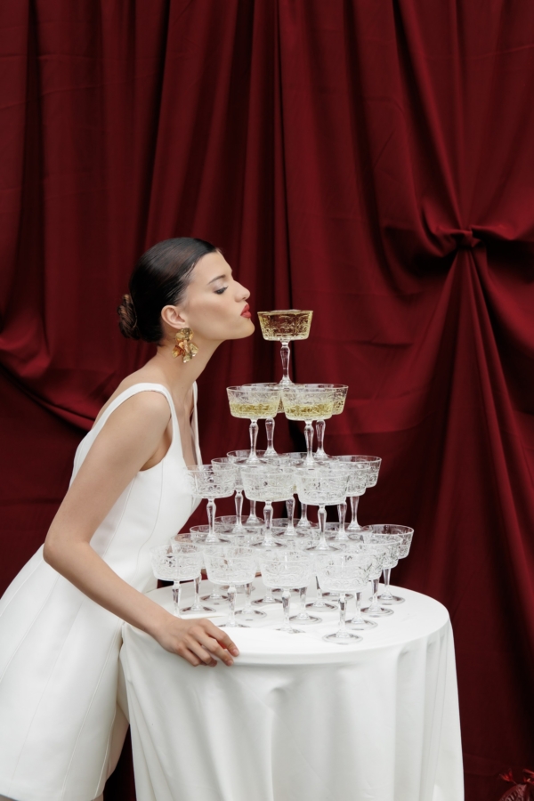 Refined Romance Draped in Wine and Silk - WEDVIBES.MEDIA